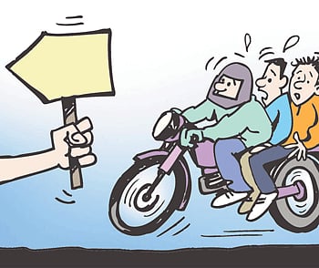 Triple riding will cost you in thousands