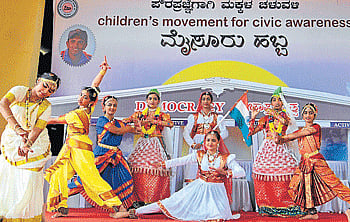 Children raise voice for civic awareness