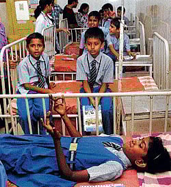 30 children fall sick after eating chocolates