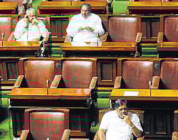 Budget session opens to a half-empty House