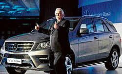Mercedes Benz unveils M-Class