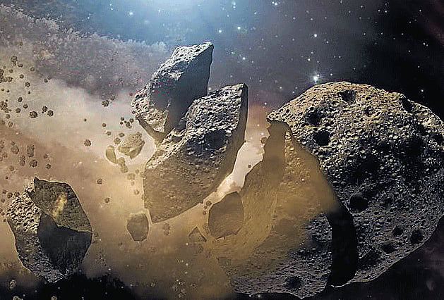 Lasers to vaporise asteroids