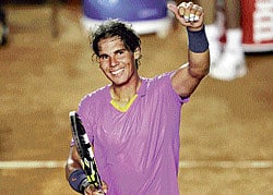 Nadal back with a bang