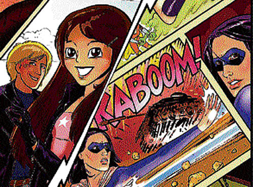 Sketching to create comic books