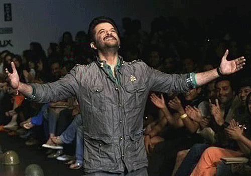 Anil Kapoor walks the ramp for Ashish N Soni at WIFW finale