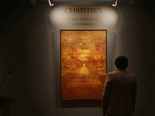 Gaitonde sets world record at Christie's debut India auction