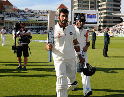 Vijay's ton spurs Indians