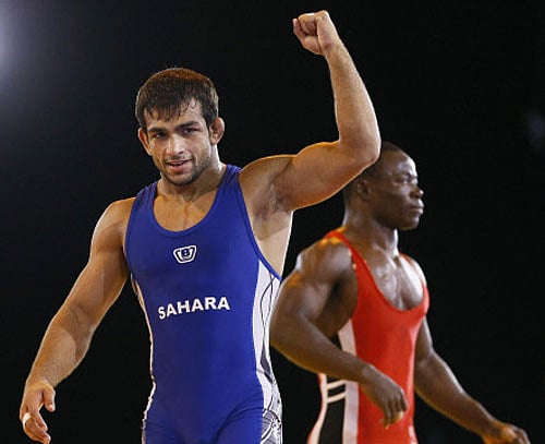 Indian wrestler Amit Kumar wins gold