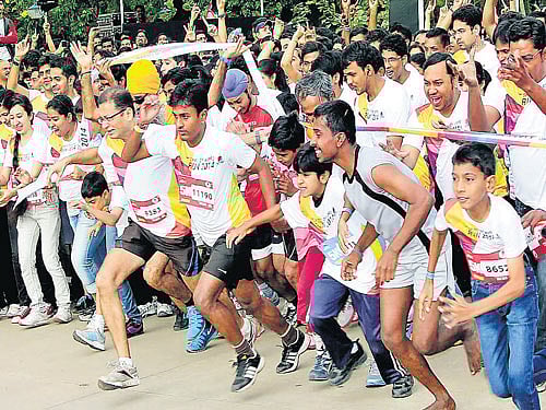 Huge response for 'Spirit of Wipro Run'