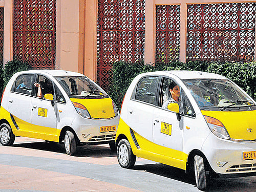 TaxiForSure unveils Nano taxis