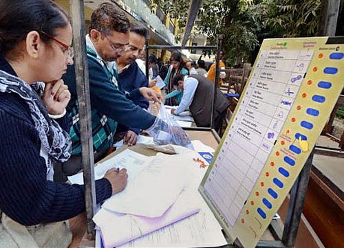 Repolling at two poll booths in Delhi