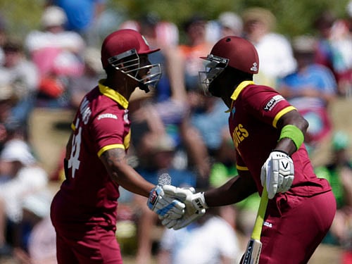 Sammy, Simmons lift West Indies to 304/7