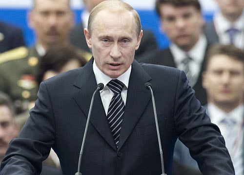Putin takes 10 per cent salary cut in crisis-hit Russia