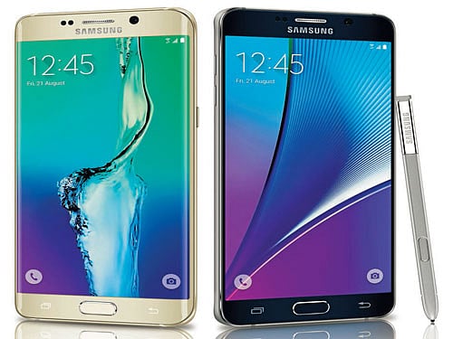 Duelling big-screen phones from Samsung