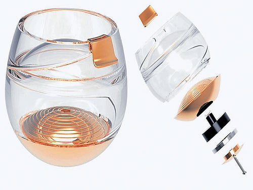 Floating in space with a glass of whisky