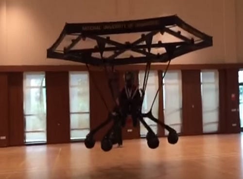 Fly with electric-powered personal flying machine soon