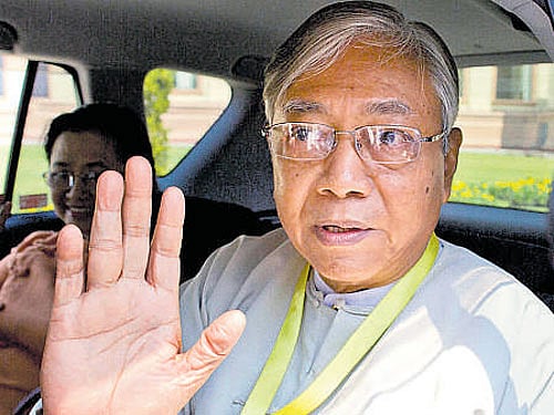 Myanmar gets first civilian president in 53 years