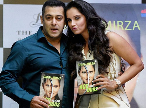 Salman Khan launches Sania's autobiography