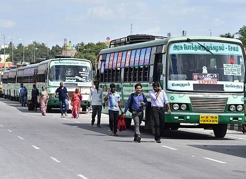 Commuters suffer as inter-state bus services come to halt at borders
