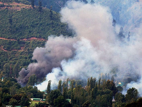 Maps recovered from terrorists involved in Uri attack