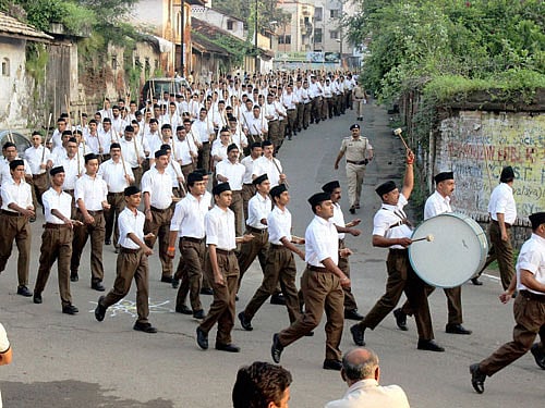 Trousers replace khaki shorts of RSS workers