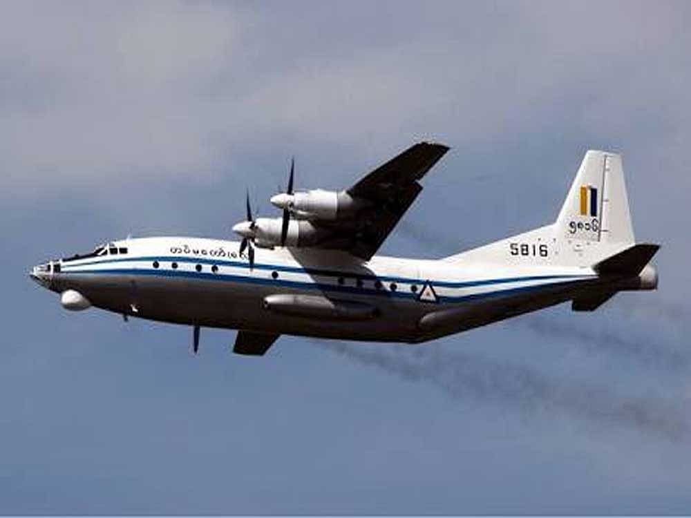 Debris from Myanmar military plane found in sea: official