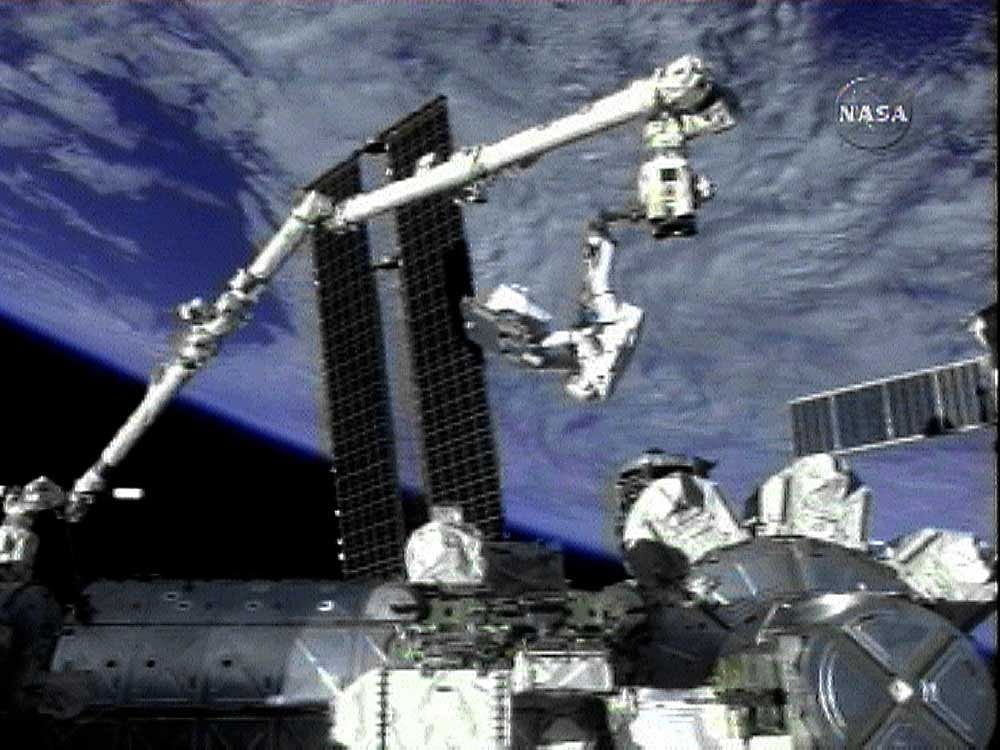 Astronauts spacewalk to install new camera system on ISS