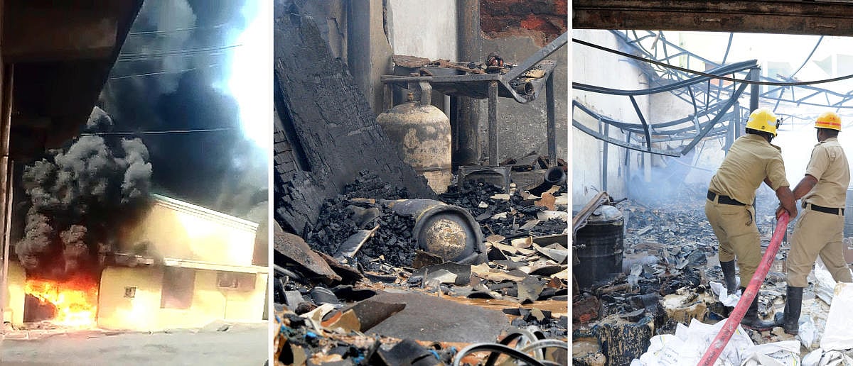 Major fire destroys factory