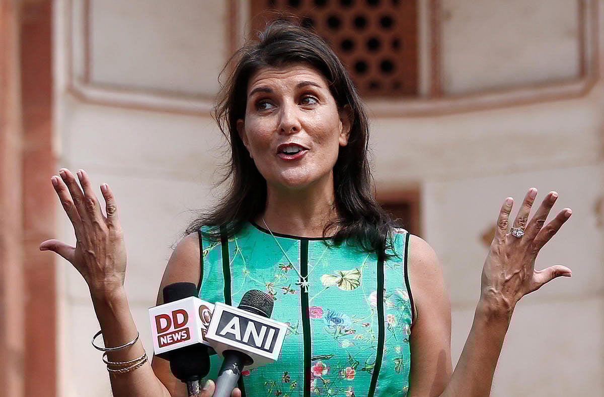 India visit aimed at solidifying partnership: Haley