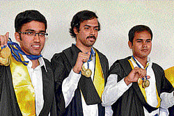 VTU medal winners keen on pursuing research abroad