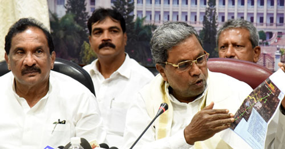 Siddaramaiah defends steel flyover project Siddaramaiah defends steel flyover project