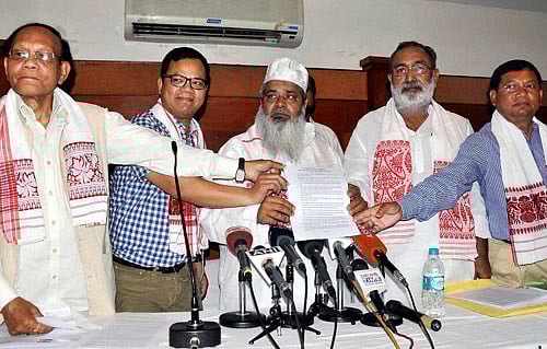 AIUDF, RJD, JD(U) form grand alliance against BJP in Assam