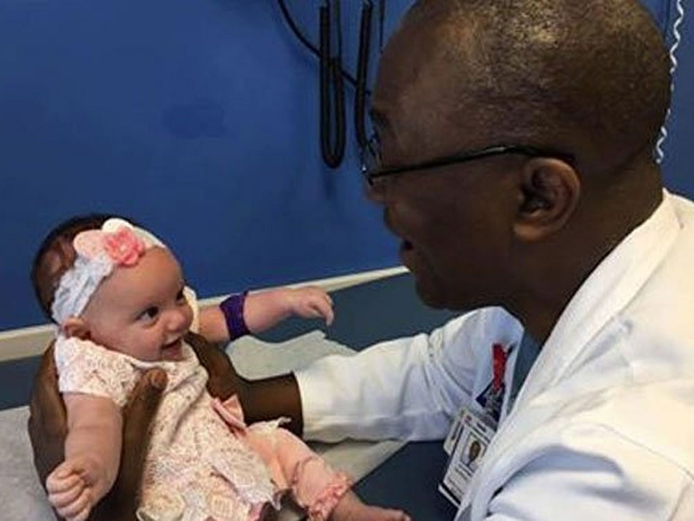Baby 'born twice' after miracle surgery in US