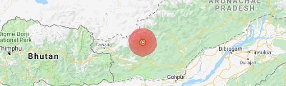 5.6 earthquake in Arunachal Pradesh felt till Assam