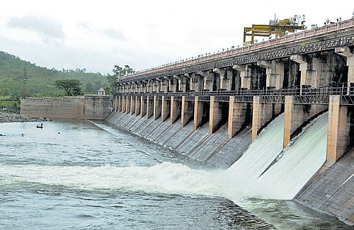 Heavy rainfall pushes up water levels in dams