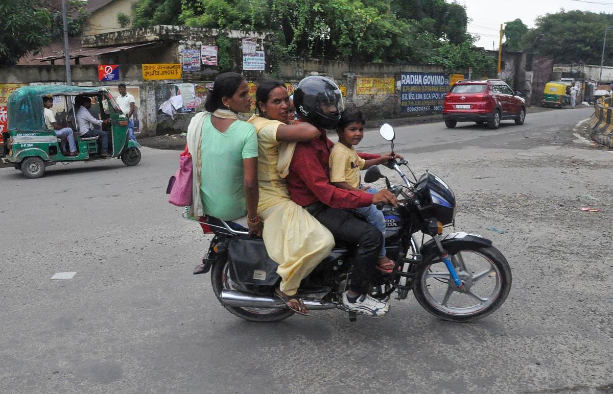 Bikers riding triples knock constable who stopped them