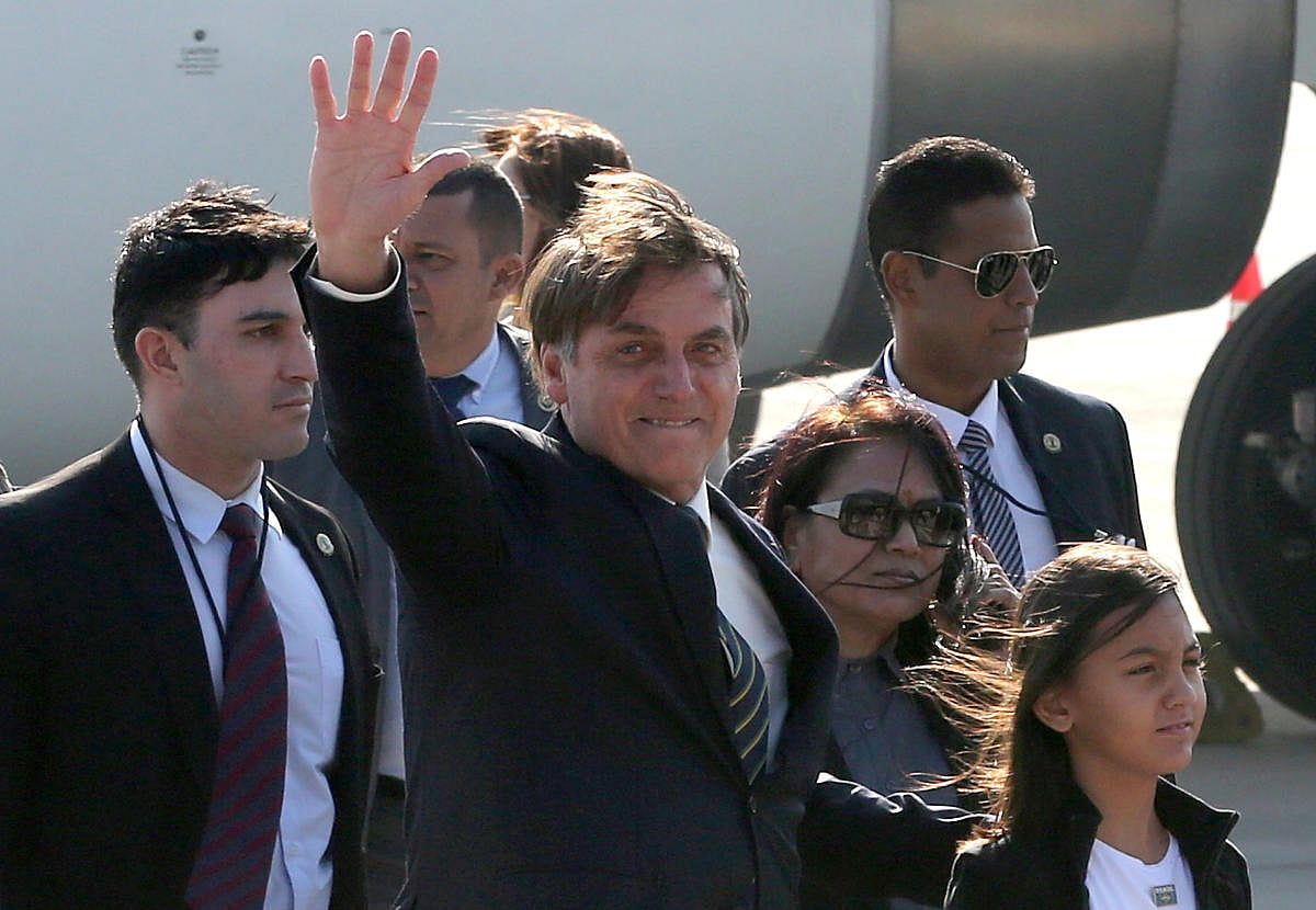 Brazilian President Bolsonaro arrives in India; both sides to ink 15 ...