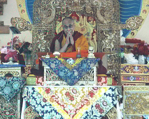 Over 5,000 foreigners converge to listen to Dalai Lama