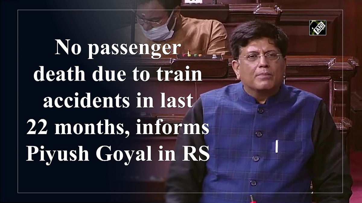No passenger death due to train accidents in last 22 months, informs Piyush Goyal in RS