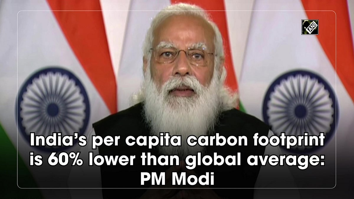 India’s per capita carbon footprint is 60% lower than global average ...