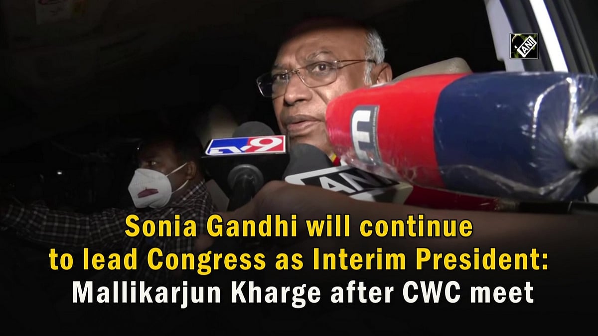 Sonia Gandhi will continue to lead Congress as Interim President ...