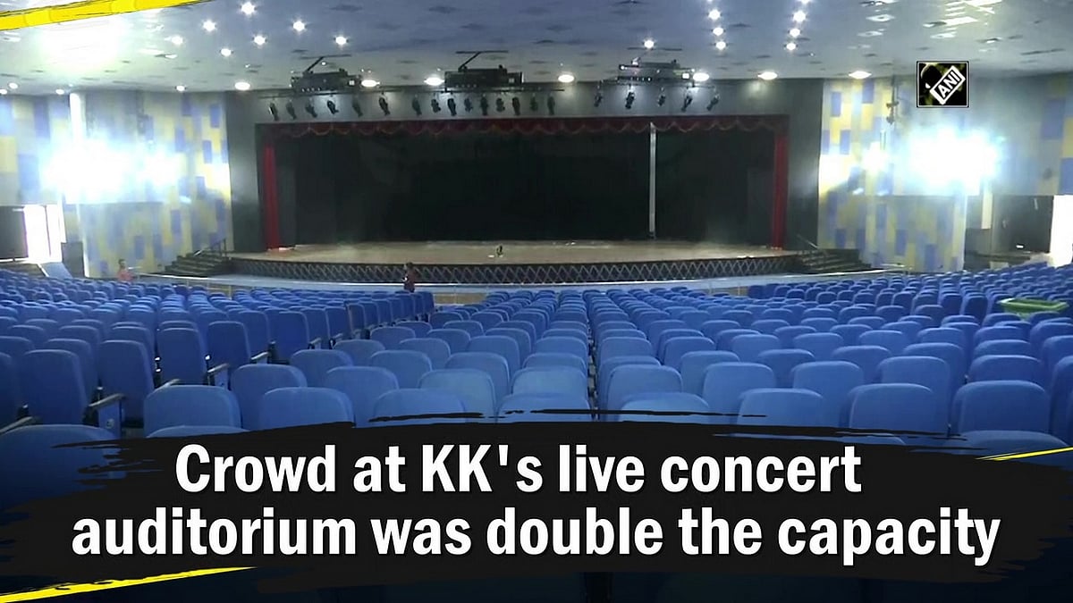 Crowd at KK's live concert auditorium was double the capacity