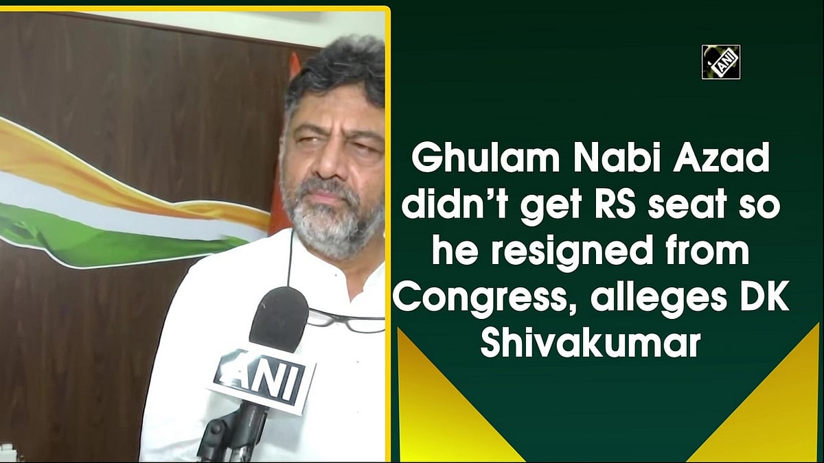 Ghulam Nabi Azad didn’t get Rajya Sabha seat so he resigned from ...