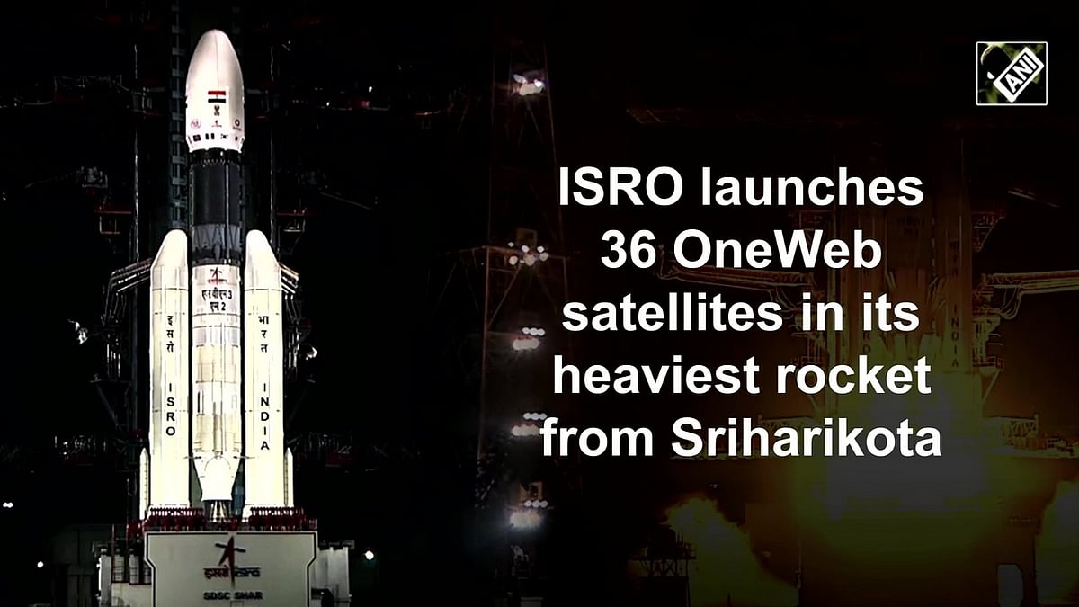 ISRO launches 36 broadband satellites in its heaviest rocket from ...