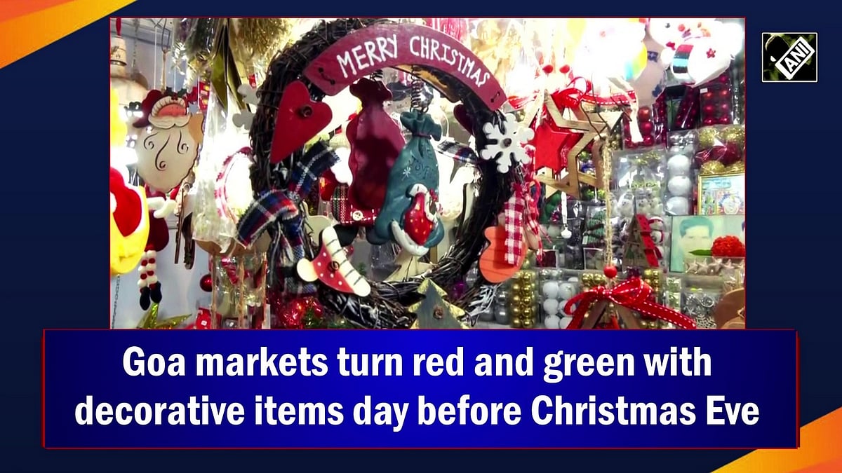 Goa markets turn red and green with decorative items day before ...