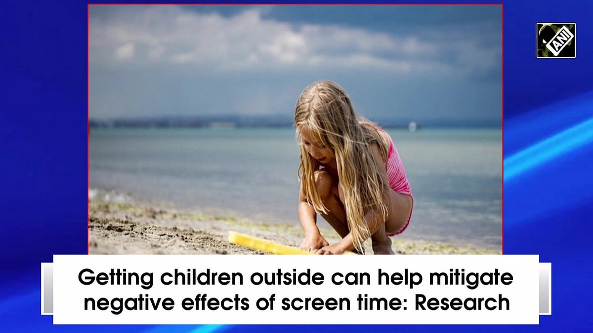 Getting children outside can help mitigate negative effects of screen ...
