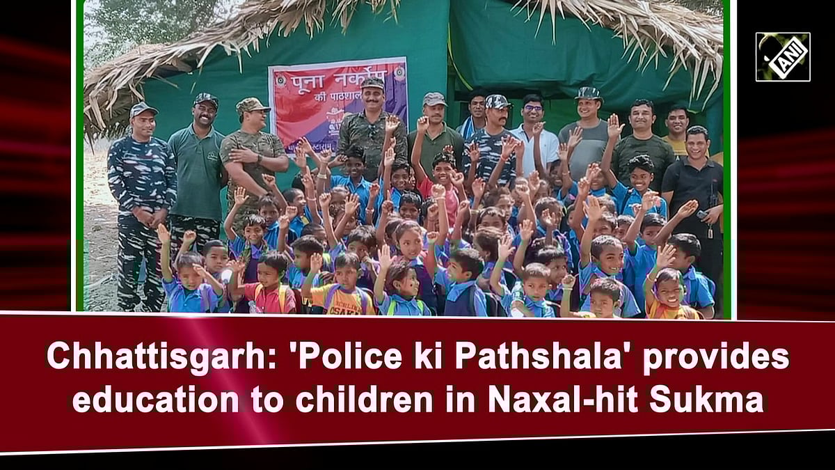 Chhattisgarh: 'Police ki Pathshala' educates children in Naxal-hit Sukma