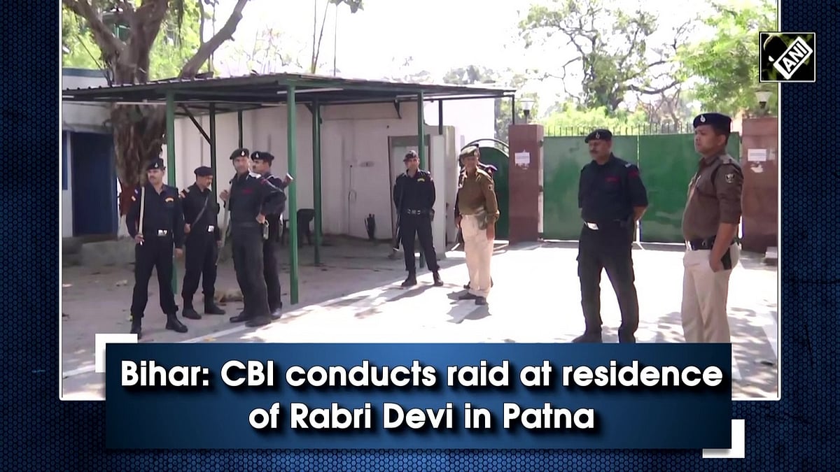 Bihar: CBI conducts raid at Rabri Devi's residence in Patna