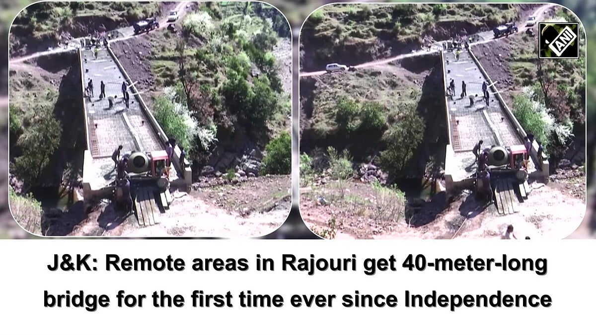 J&K: Remote areas in Rajouri get 40-meter-long bridge for the first ...