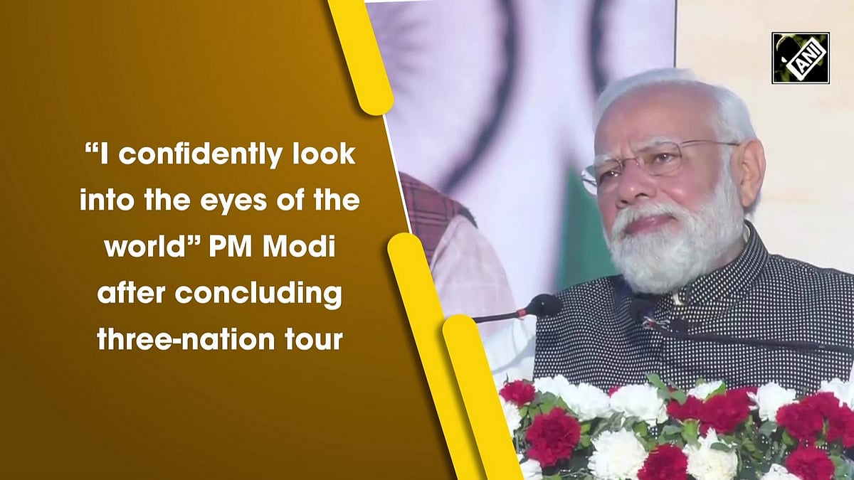 “I confidently look into the eyes of the world” PM Modi after ...
